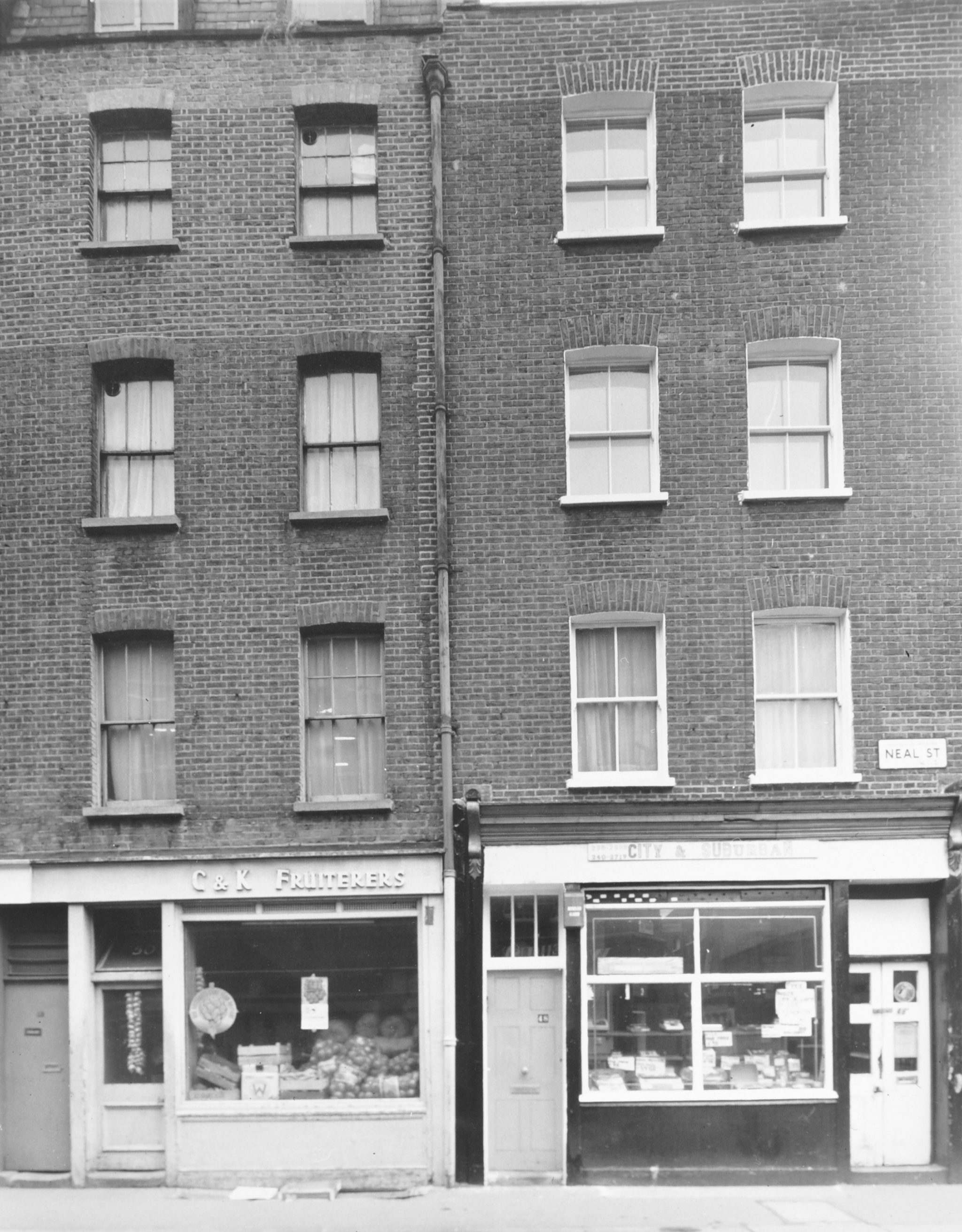 No. 50 & 52, Neal Street — Seven Dials in Covent Garden Public Realm Study