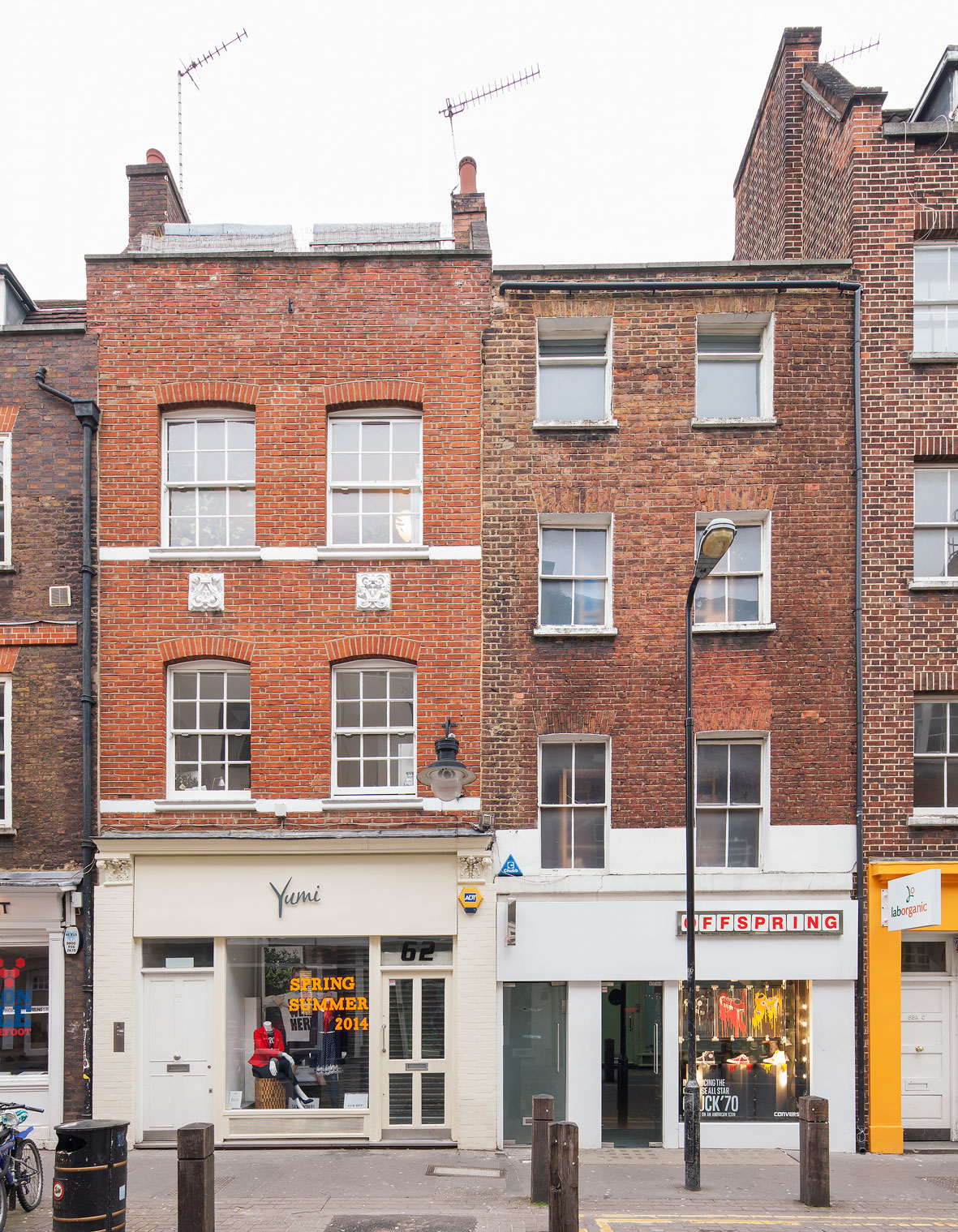 Nos. 60 & 62, Neal Street — Seven Dials in Covent Garden Public Realm Study